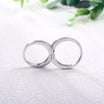 Personalized Infinity Couple Rings – Custom Engraved Sterling Silver ...