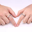 Personalized Infinity Couple Rings – Custom Engraved Sterling Silver ...